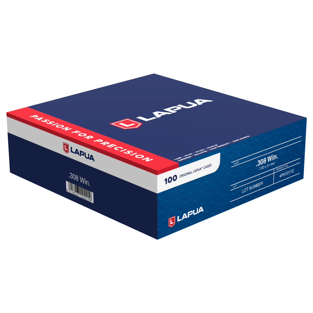 Lapua Brass Reloading Cases .308
