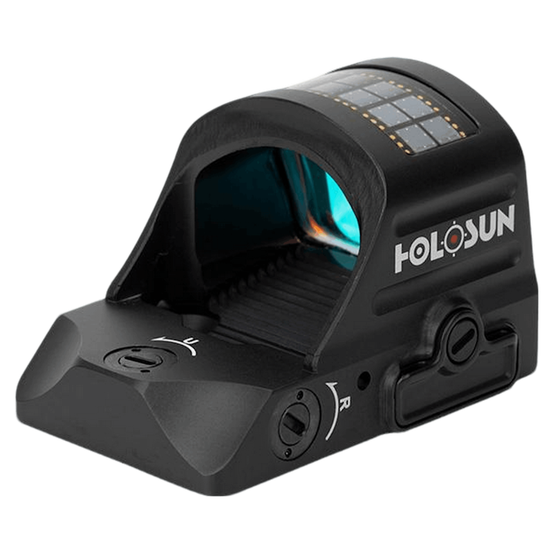 Holosun 407C X2 - 2 MOA Red Dot Solar Powered Reflex Sight