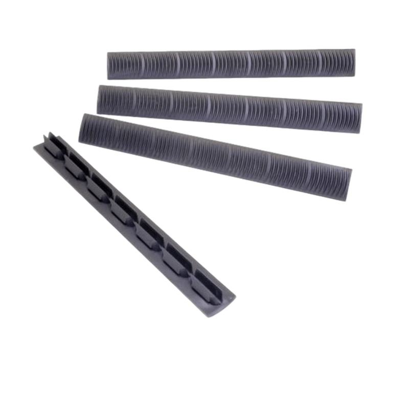 Ergo Modular Wedgelok Rail Covers KeyMod 7 slot (4 Pack) Graphite Grey