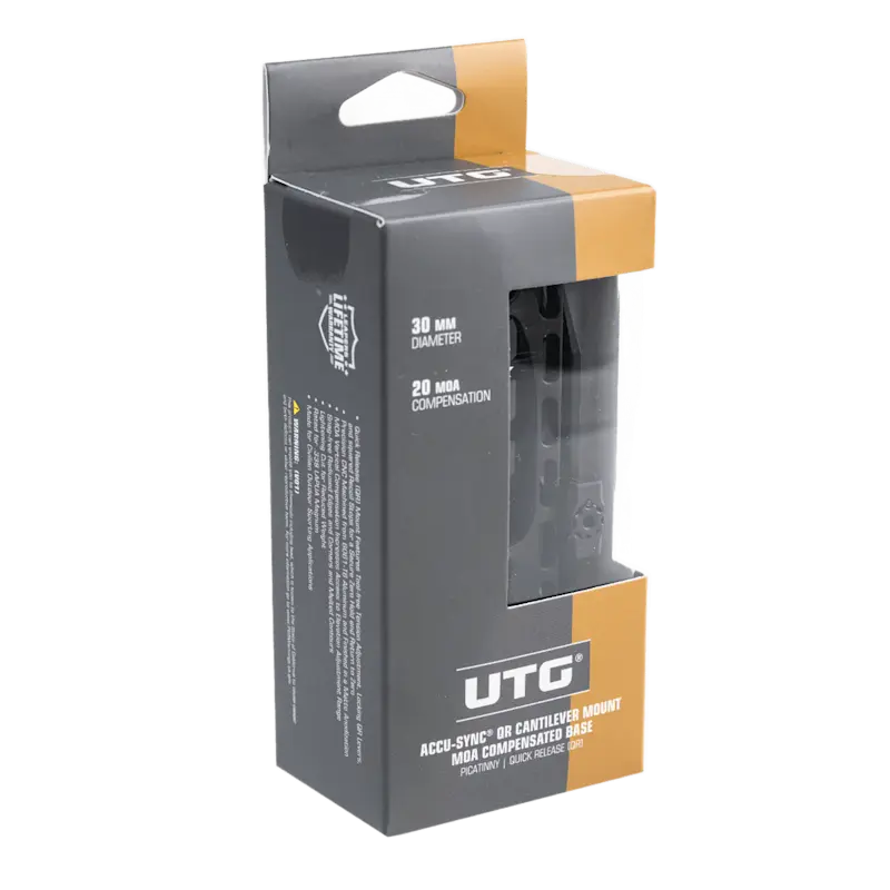 Shop UTG Accu-Sync QR High Offset Mount (70mm) 20 MOA 30mm