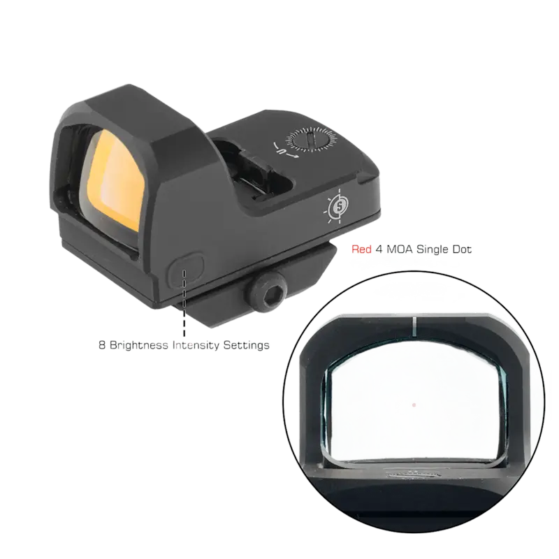 Shop UTG OP3 Micro SL Reflex Style Red Dot Sight Sensor