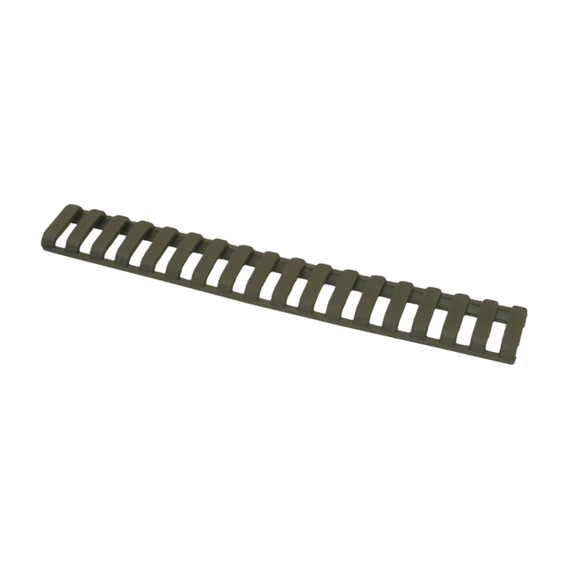 Ergo 18 Slot Low Profile Ladder Rail Cover OD Green | RAIL COVERS ...