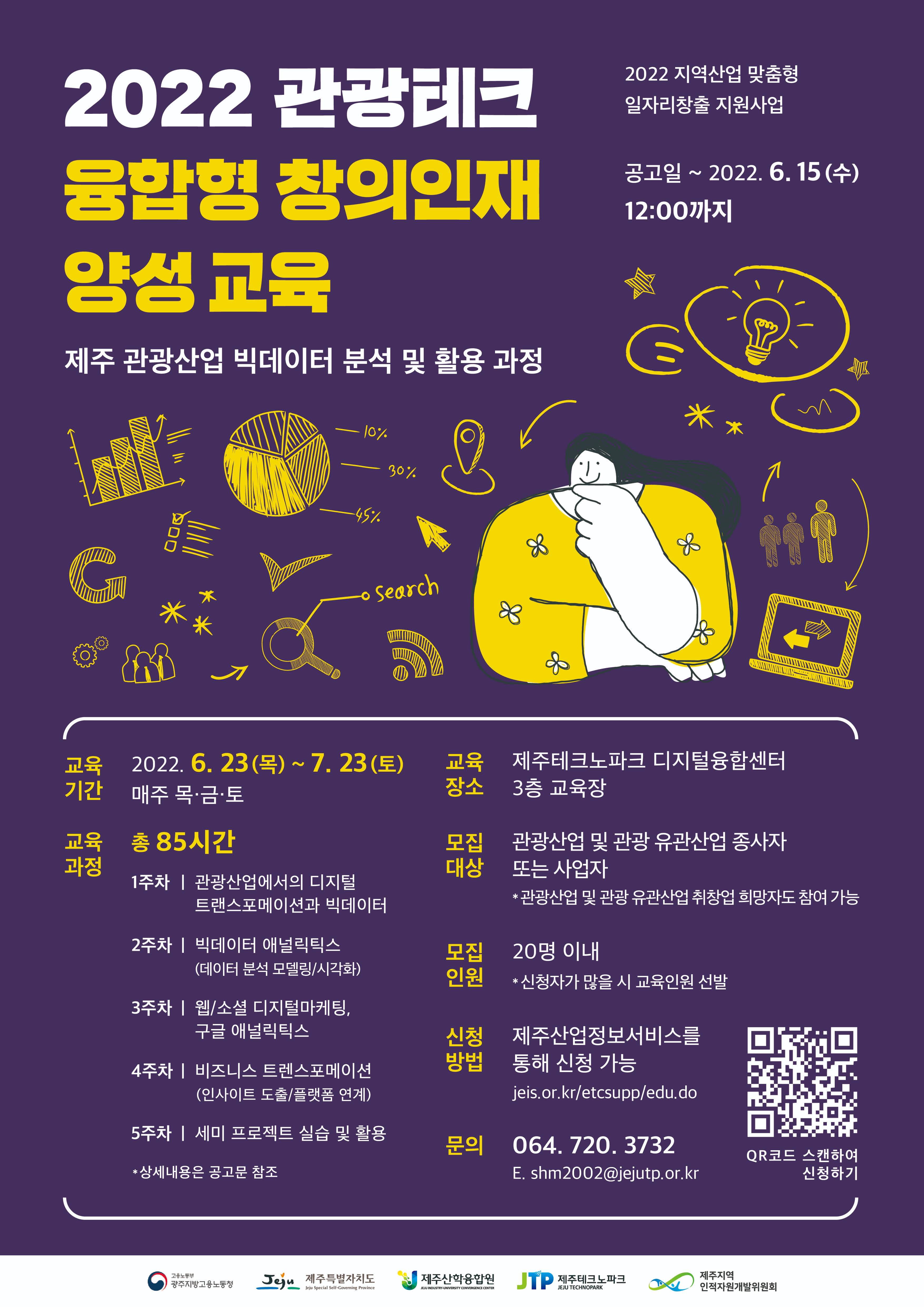 2022 관광테크 융합형 창의인재 양성 교육 공모전 대외활동 링커리어