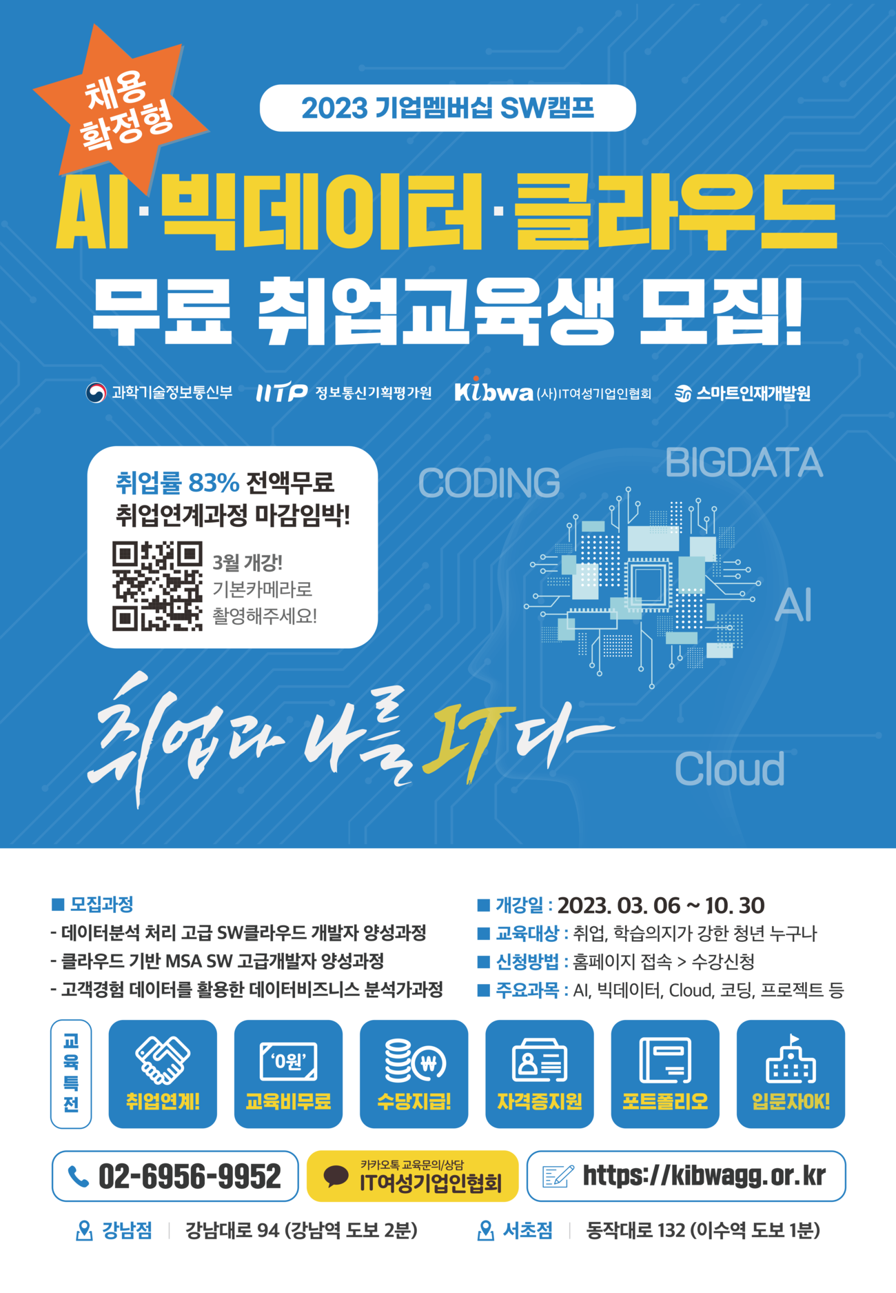 채용확정형 Ai·빅데이터·클라우드 무료 취업교육생 모집 공모전 대외활동 링커리어