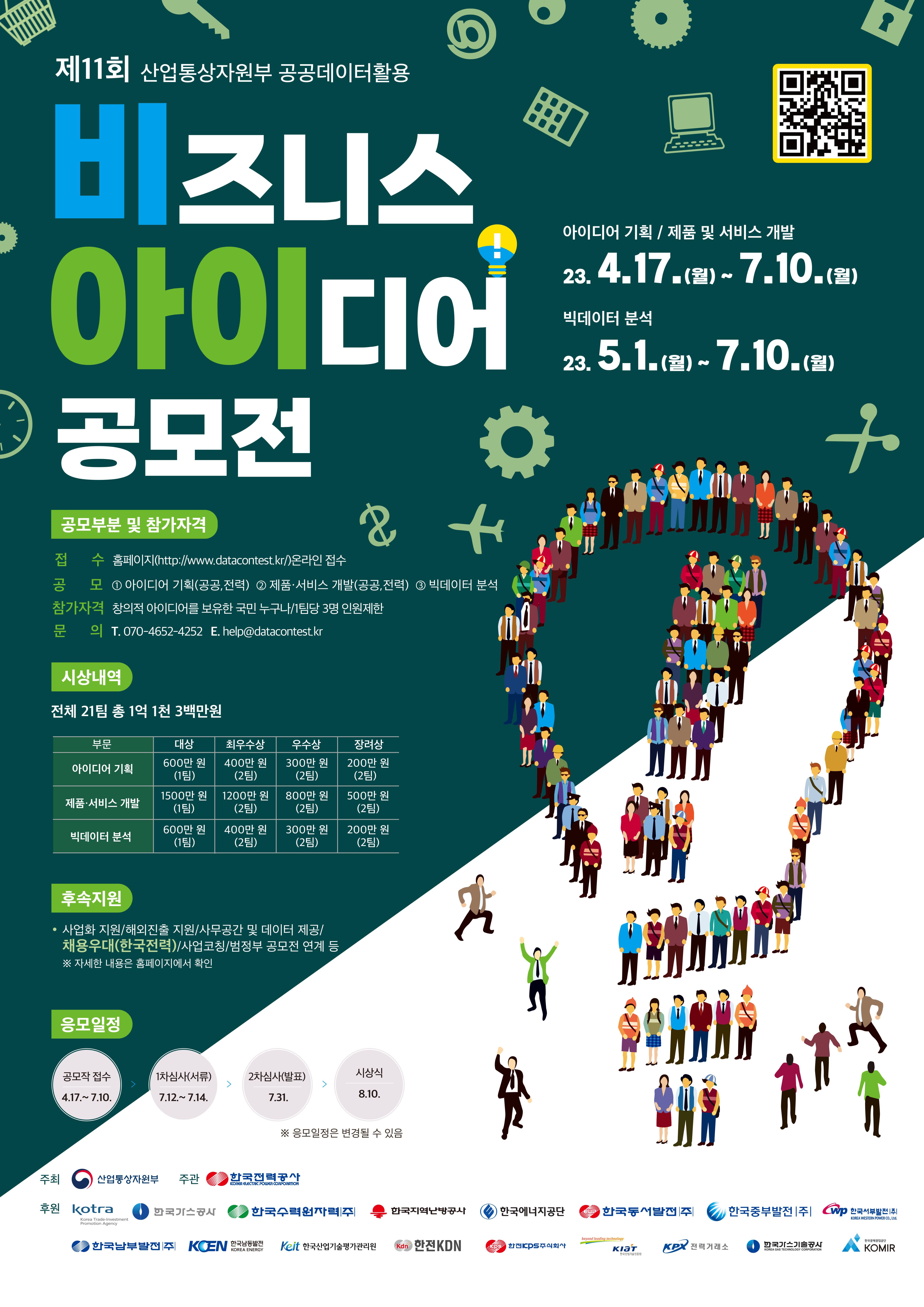 제11회 산업통상자원부 공공데이터 활용 비즈니스 아이디어 공모전 공모전 대외활동 링커리어