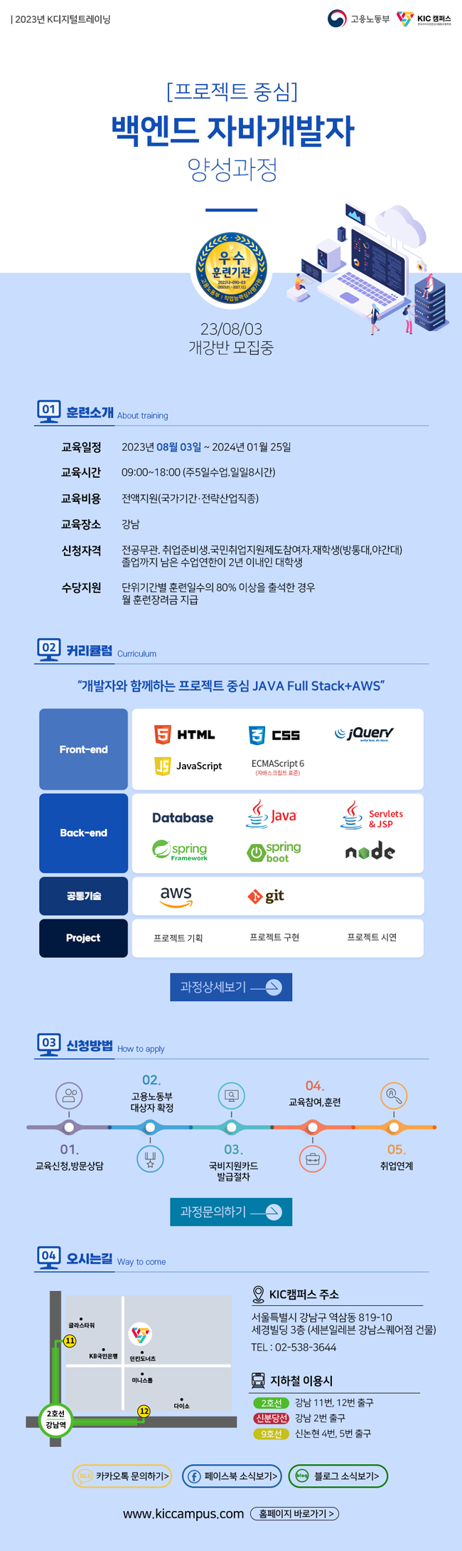 프로젝트중심 백엔드 자바개발자 양성과정 공모전 대외활동 링커리어