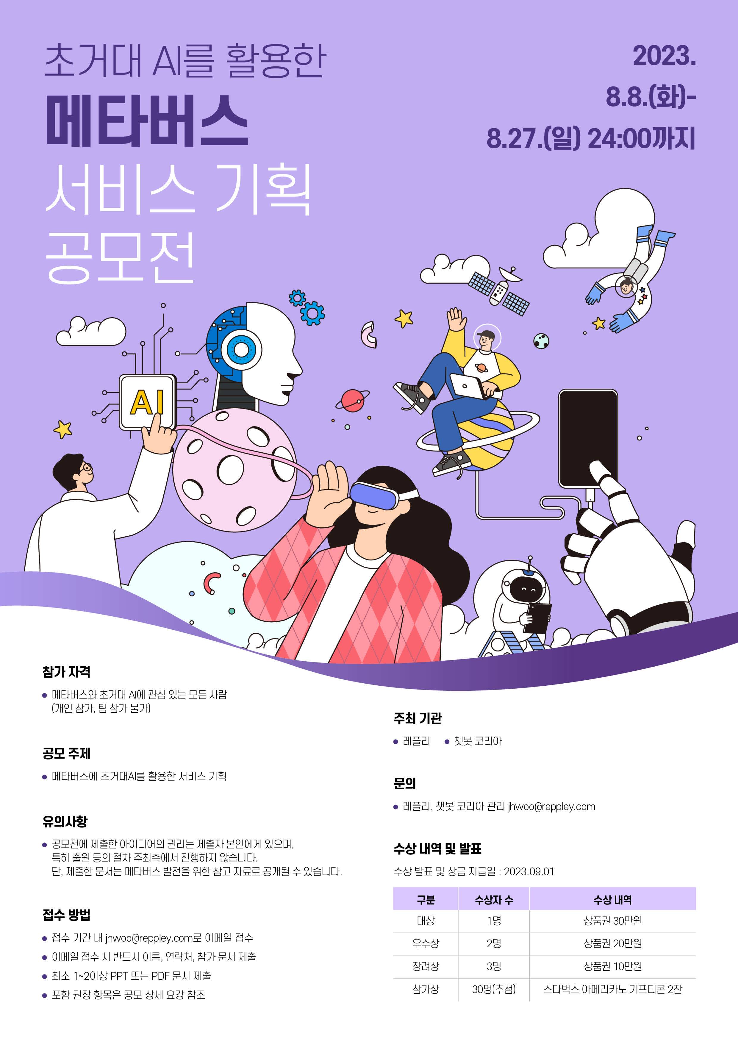 초거대 Ai를 활용한 메타버스 서비스 기획 공모전 공모전 대외활동 링커리어