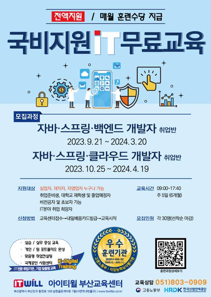 취업유망직종 It개발자 고용노동부 취업교육 자바·스프링·백엔드 실무 개발자 공모전 대외활동 링커리어