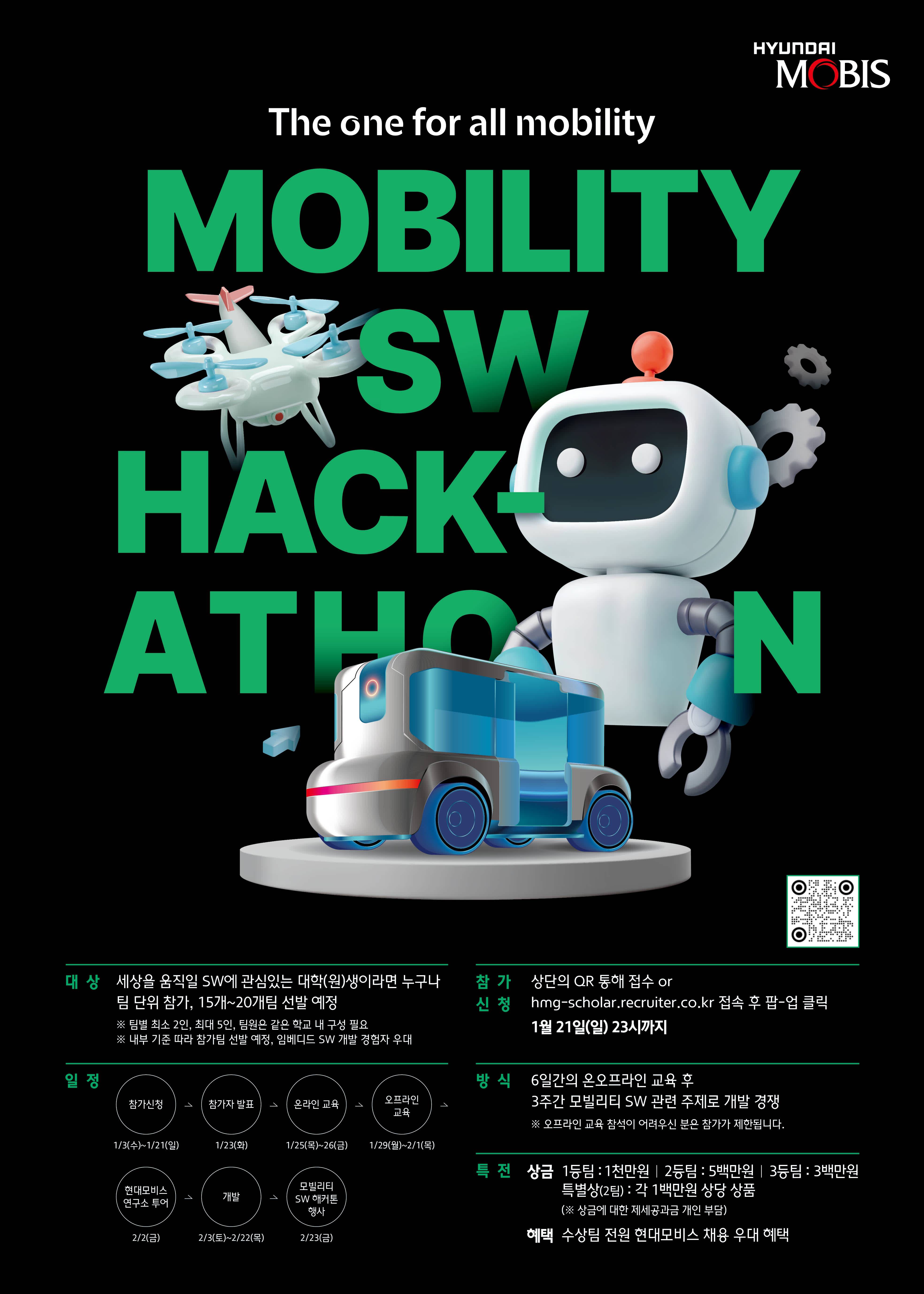[현대모비스] 2024 Mobility SW HACKATHON | 공모전 대외활동-링커리어