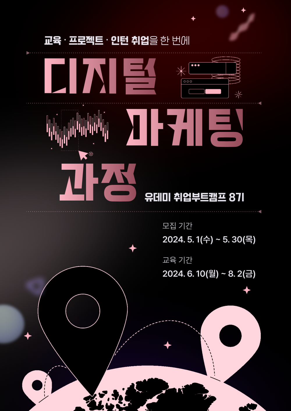 유데미 X 웅진씽크빅 유데미 취업 부트캠프 디지털 마케팅 공모전 대외활동 링커리어