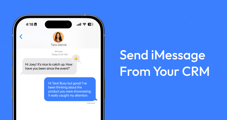 iMessage CRM for Sales Teams | Linq Blue