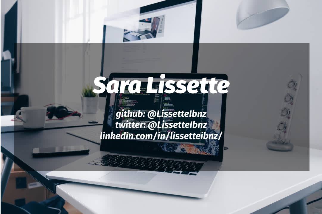 LissetteIbnz (Sara Lissette) · GitHub