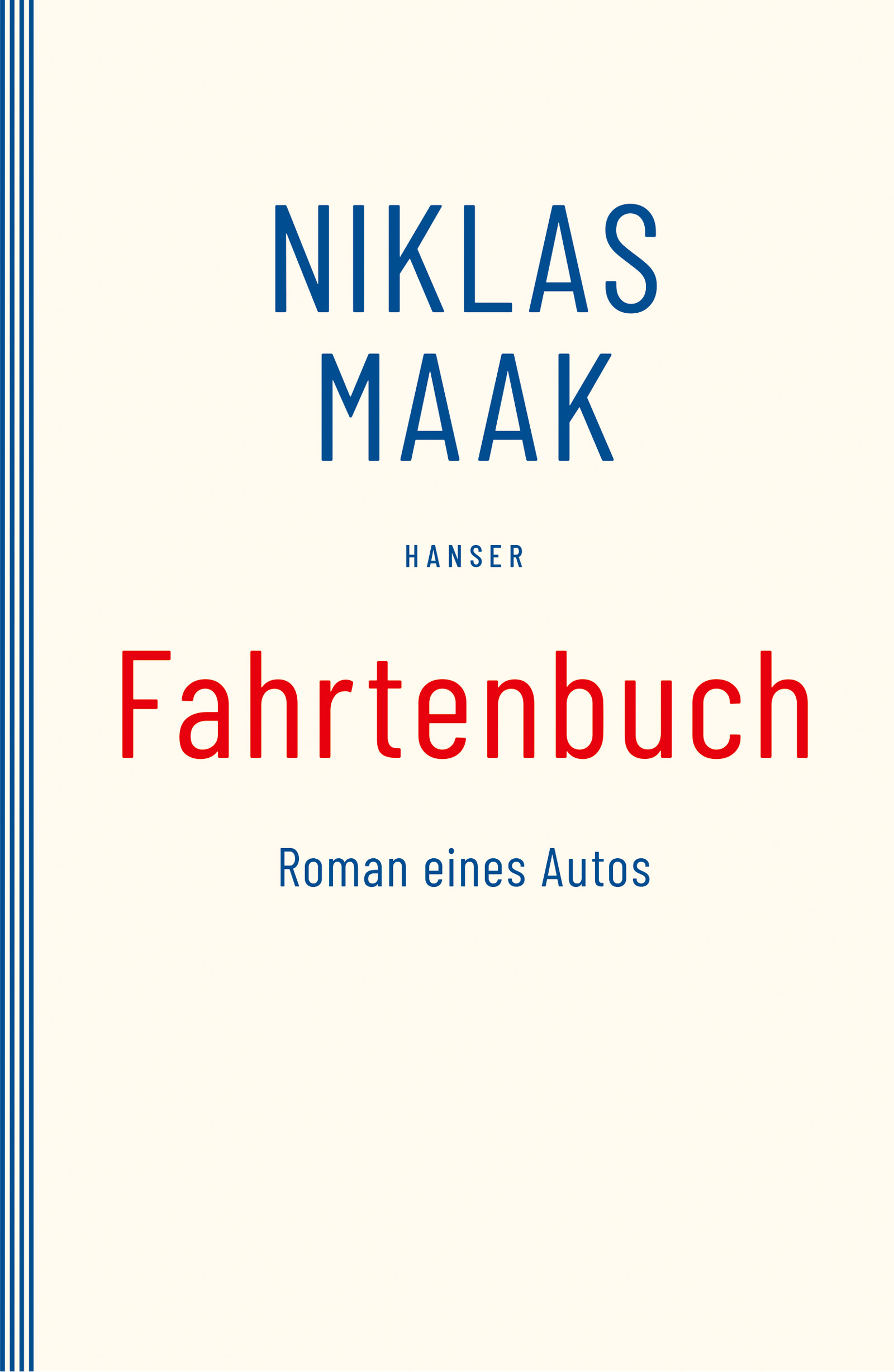 Fahrtenbuch | Niklas Maak | Hanser