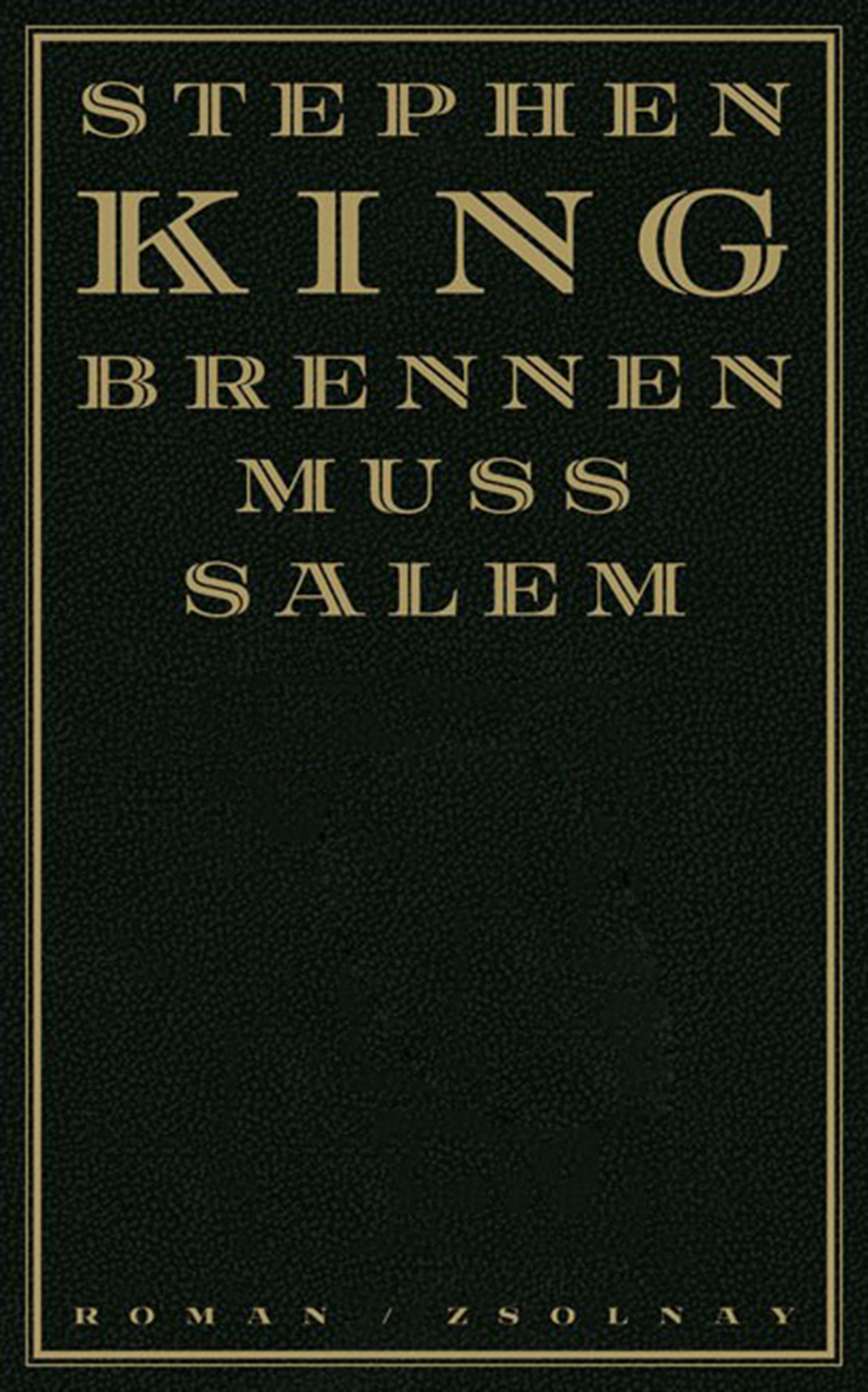 Brennen muß Salem | Stephen King | Hanser