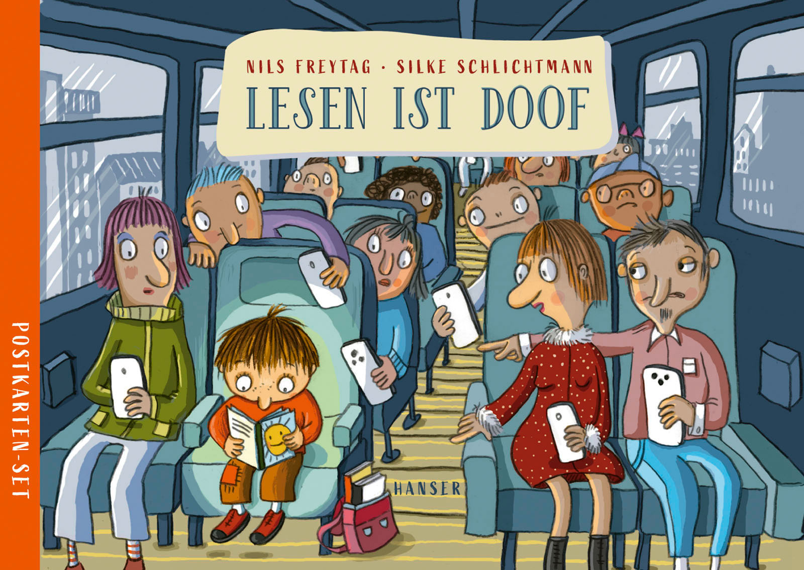 Lesen ist doof Postkarten-Set | Nils Freytag, Silke Schlichtmann | Hanser