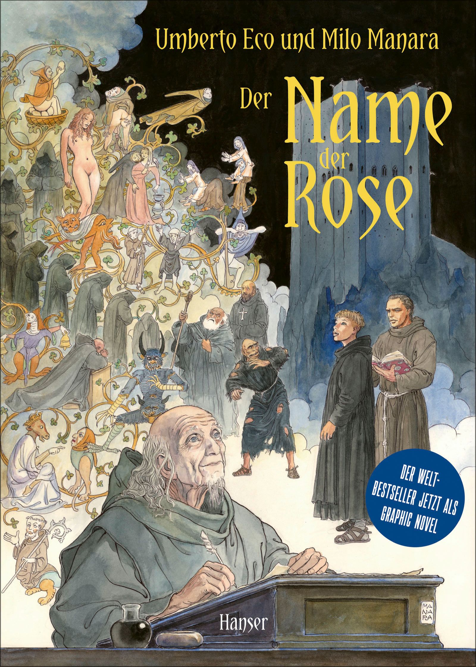 Der Name der Rose | Umberto Eco, Milo Manara | Hanser