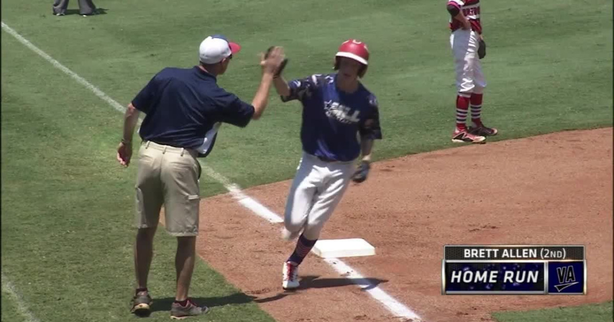 Brett Allen hits a 2 Run Home Run - LLB Southeast Regional - Little League