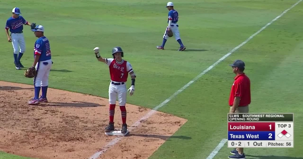Louisiana Defeats Texas West - Little League