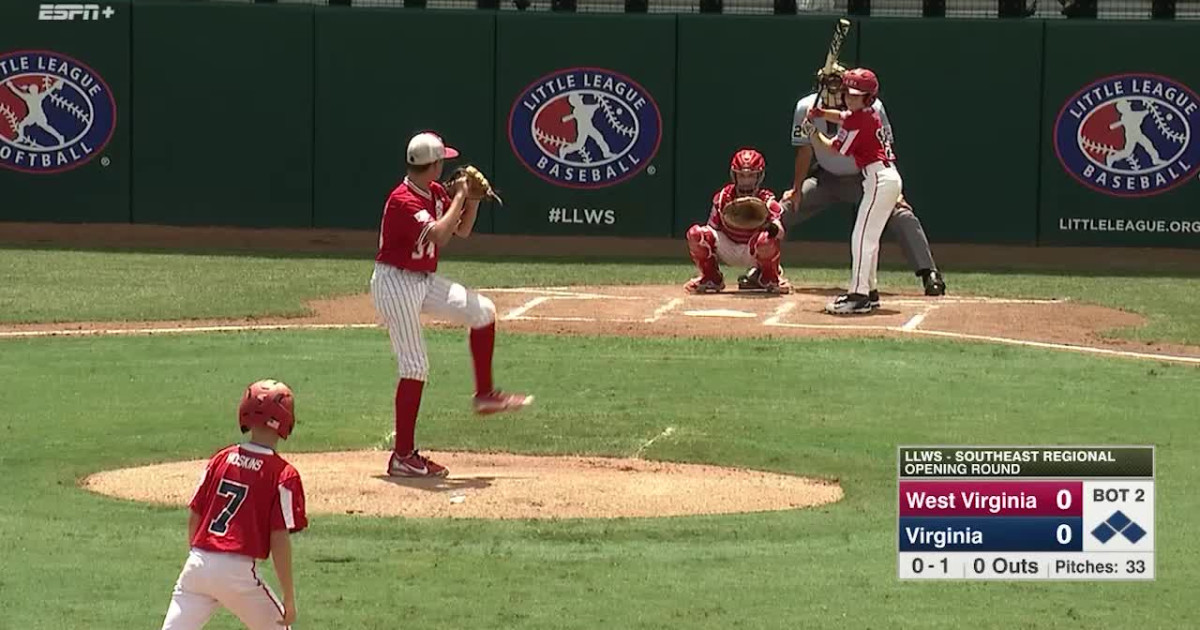 Chad Yates Doubles, Three Runs Score - Little League