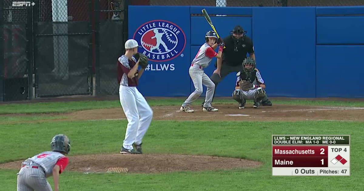 Tai Peete Slugs A Three Run Homer Little League