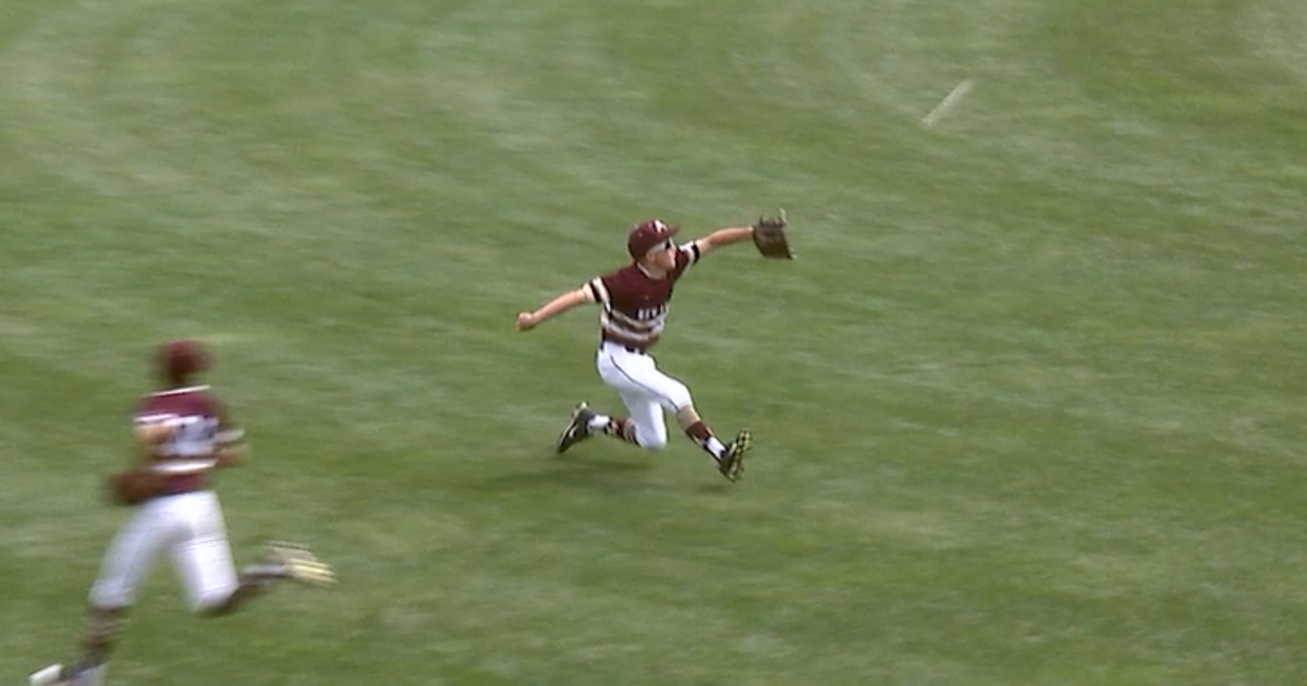 Ben Liebel's Superb Sliding Grab - Little League