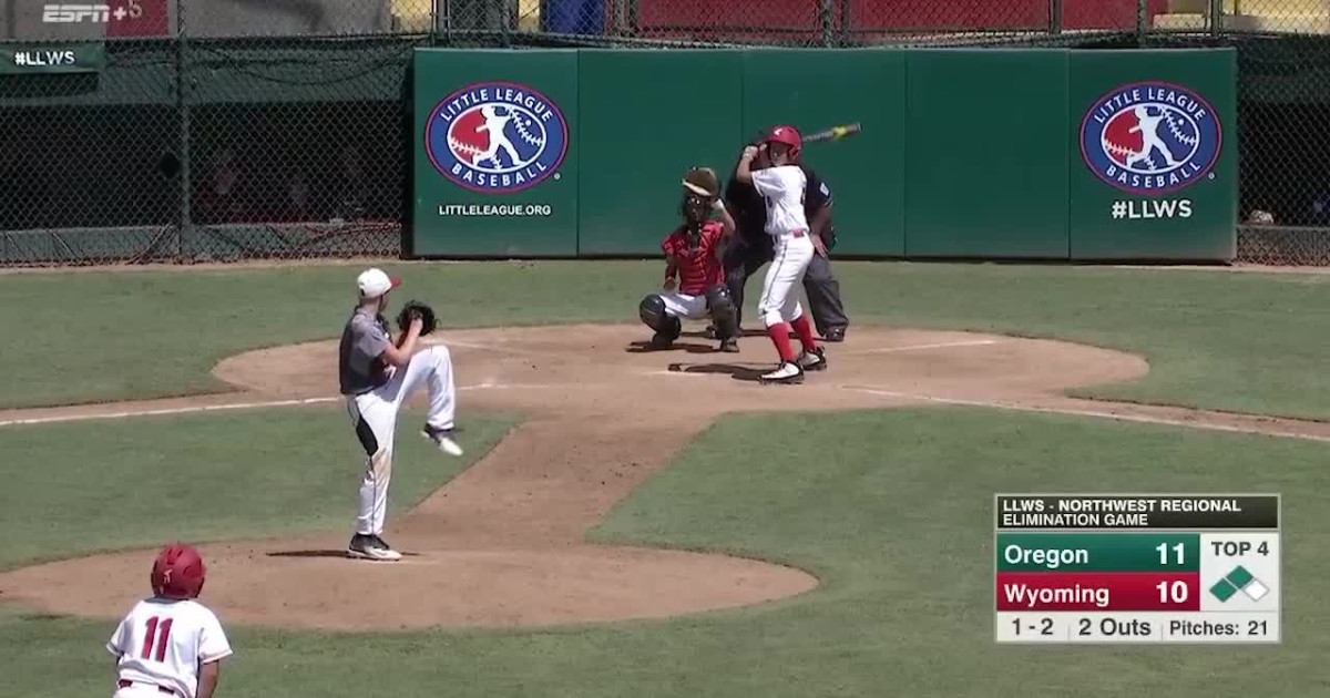 Alex Ingalls Plates Two with A Single - Little League