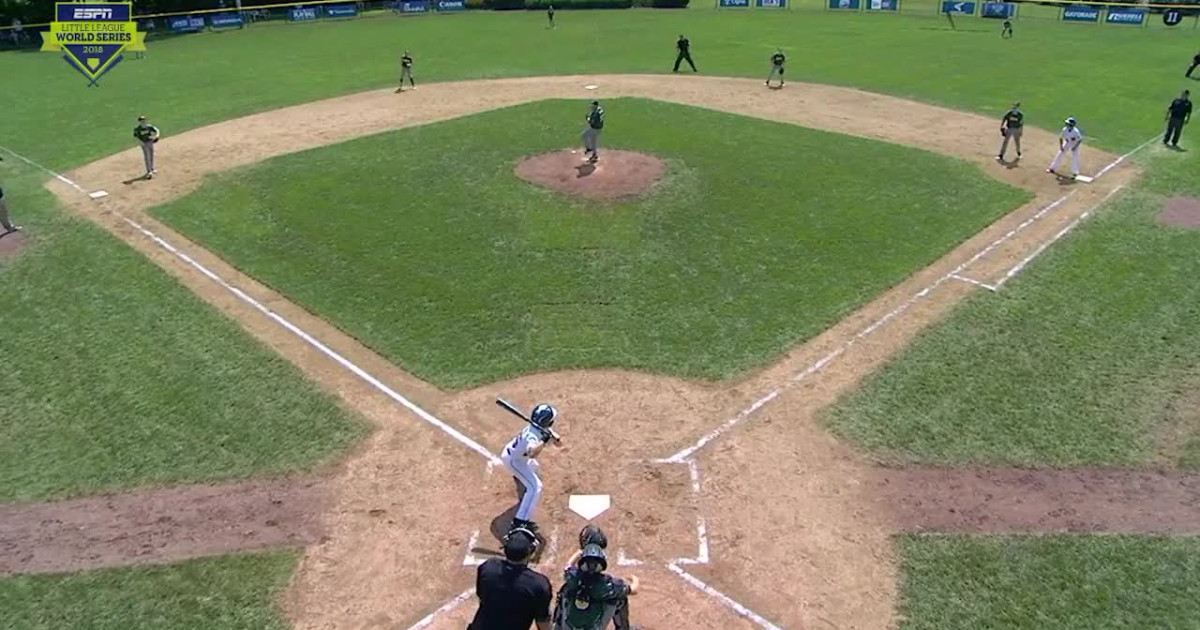 Joey Wall Lays Out for a Nice Catch - Little League
