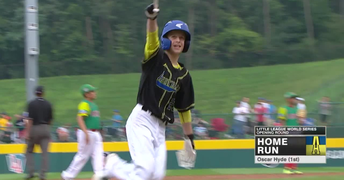 Oscar Hyde Launches Two-Run Homer - Little League