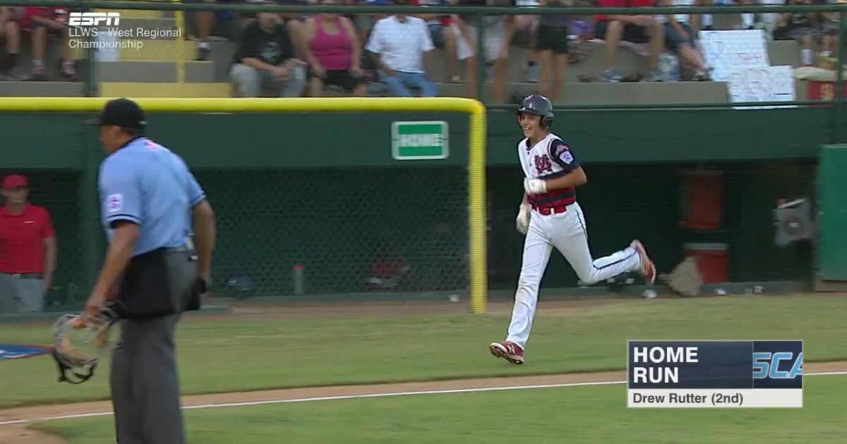 Drew Rutter's Second Home Run - Little League