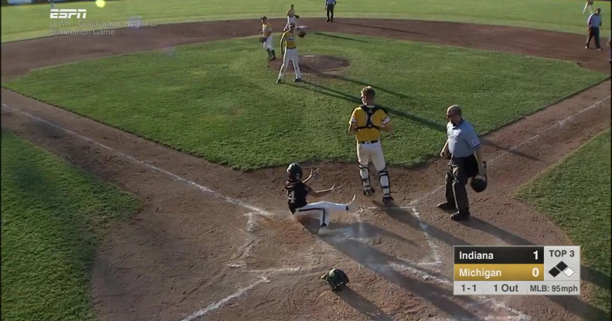 Fifth Inning Home Runs Power Michigan Over Indiana - Little League
