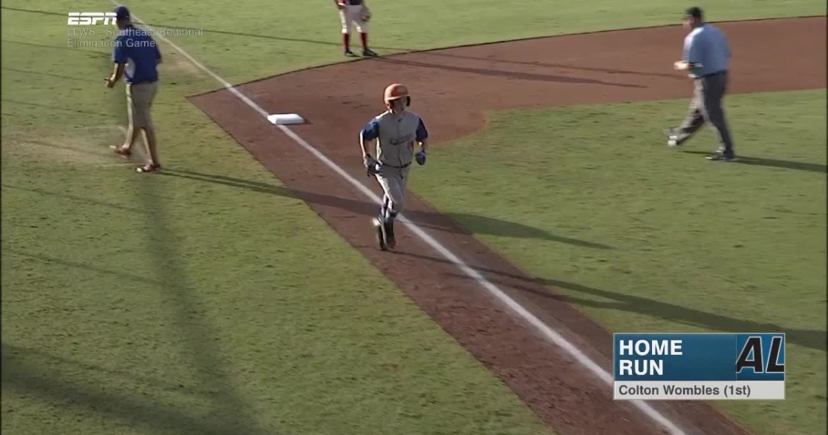 Colton Wombles Crushes Two-Run Home Run - Little League