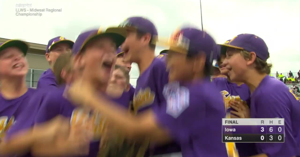 Josh Larson Sends Iowa to Williamsport on Final Out - Little League