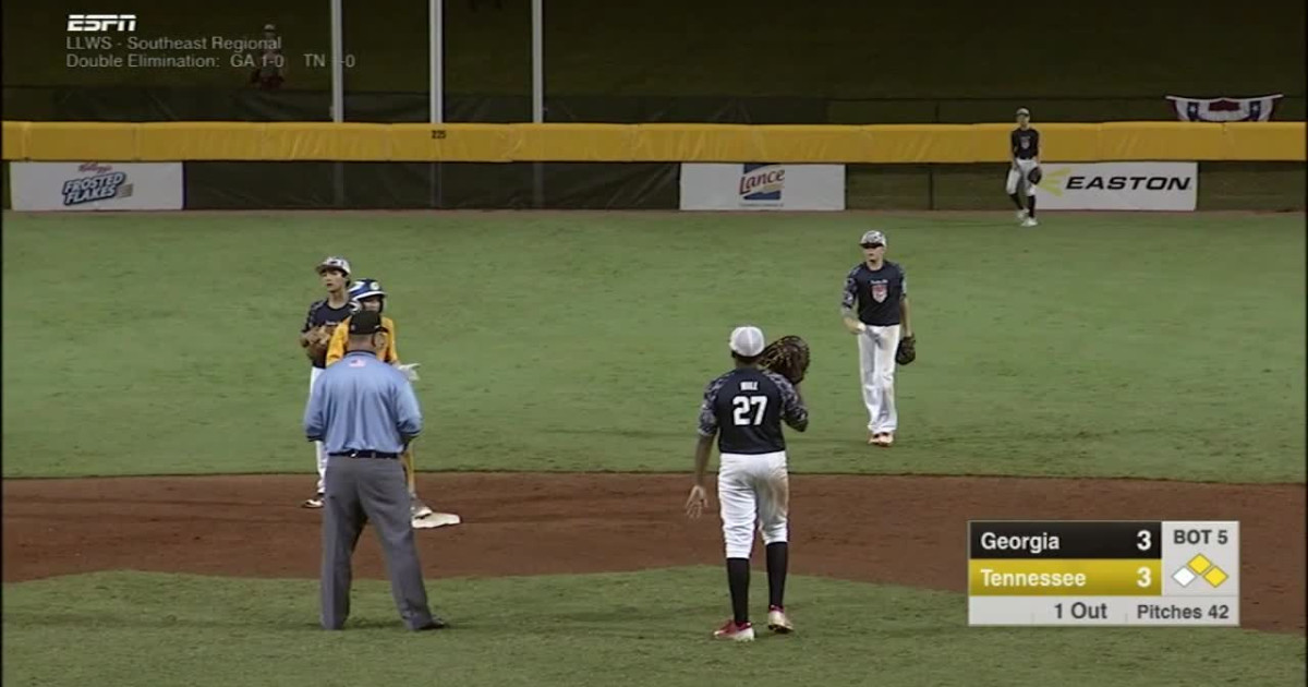 Carson Rucker's Two-Run Double - Little League