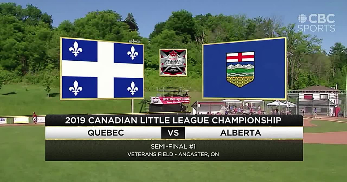 Quebec Advances Past Alberta To Canada Region Final - Little League
