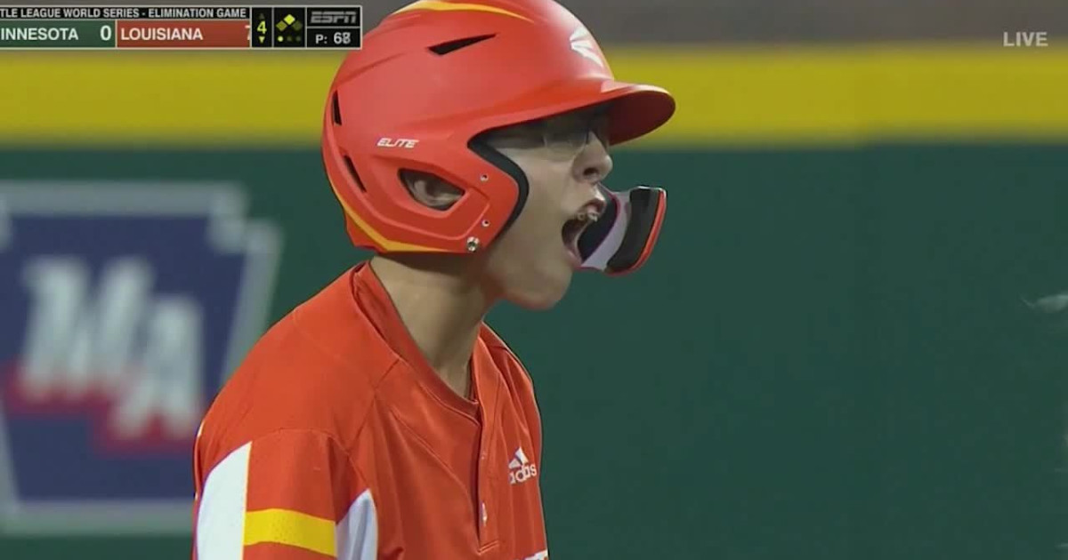 Conner Perrot's Big RBI Double - Little League