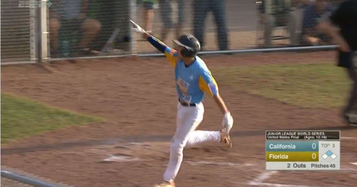 Eric Jeon's RBI Ground-Rule Double - Little League