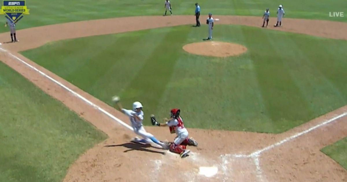 Gavin Berry's Slide At Home - Little League