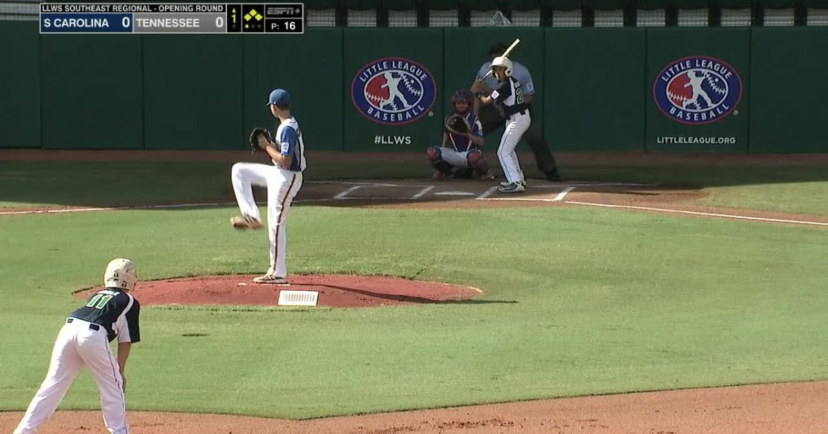 Nolan Grabiec Plates Two Runs - Little League