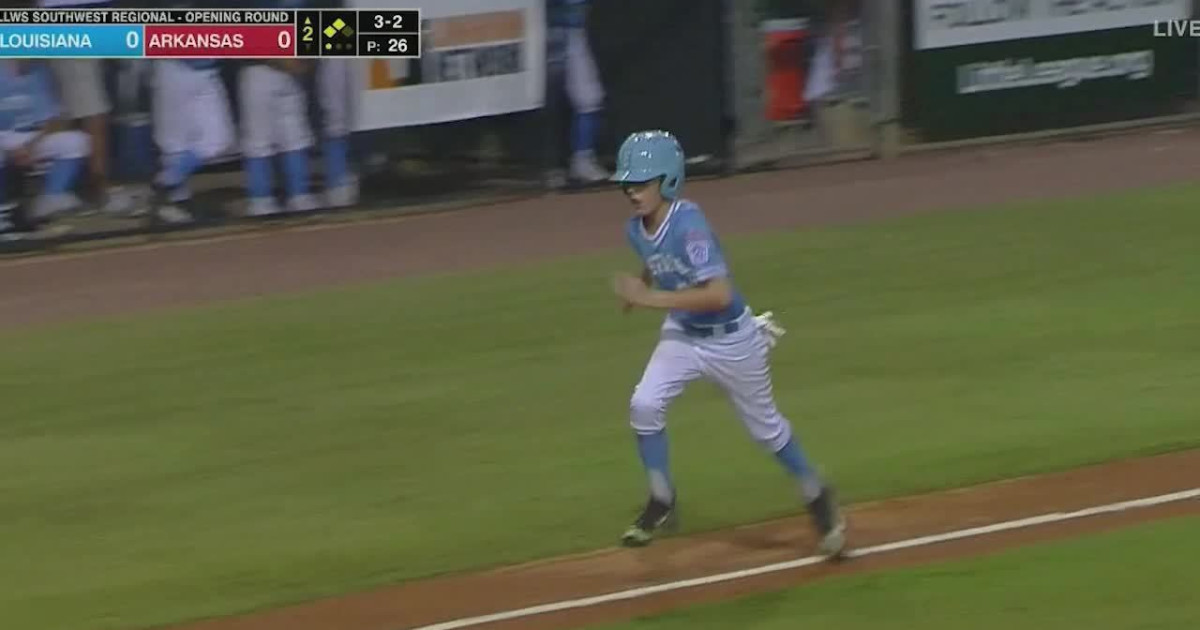 Derek DeLatte's Two-Run Triple - Little League