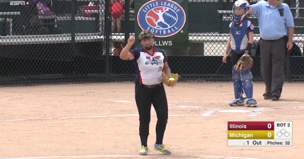 McKinley Lowe Shines on the Mound vs. Michigan - Little League