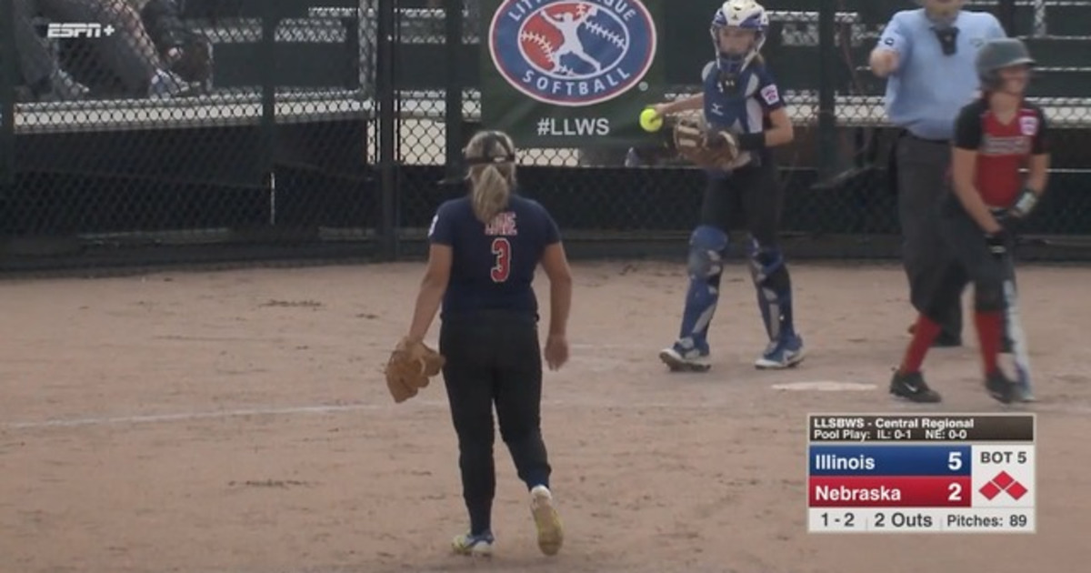 McKinley Lowe Pitches Out of Trouble - Little League