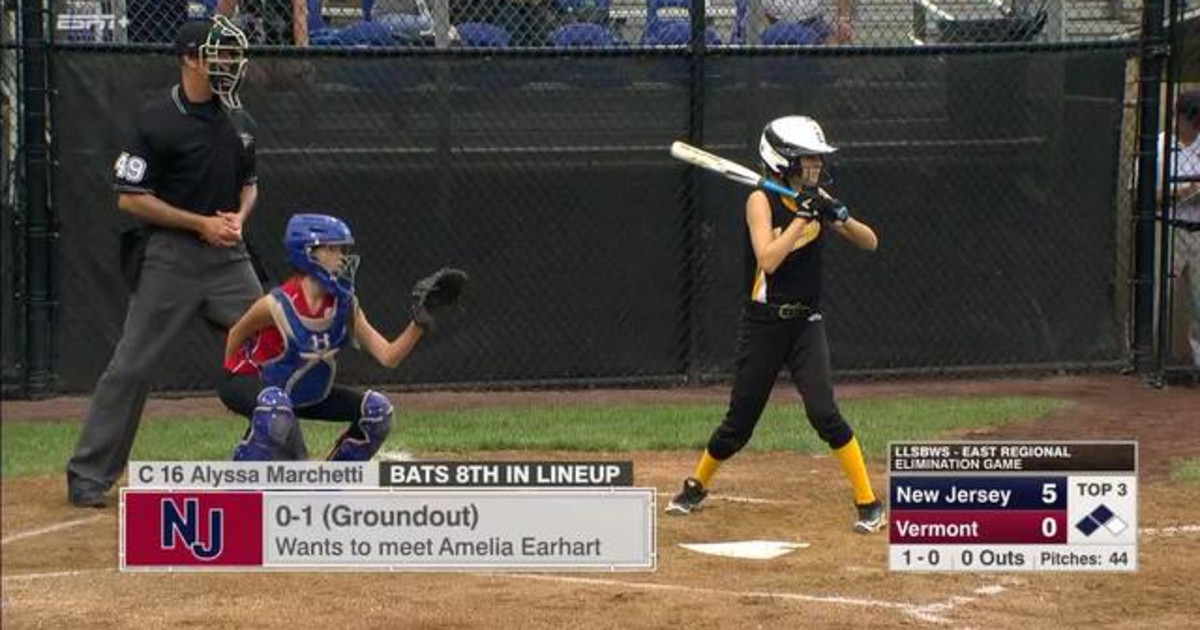 Alyssa Marchetti Drives in a Pair - Little League