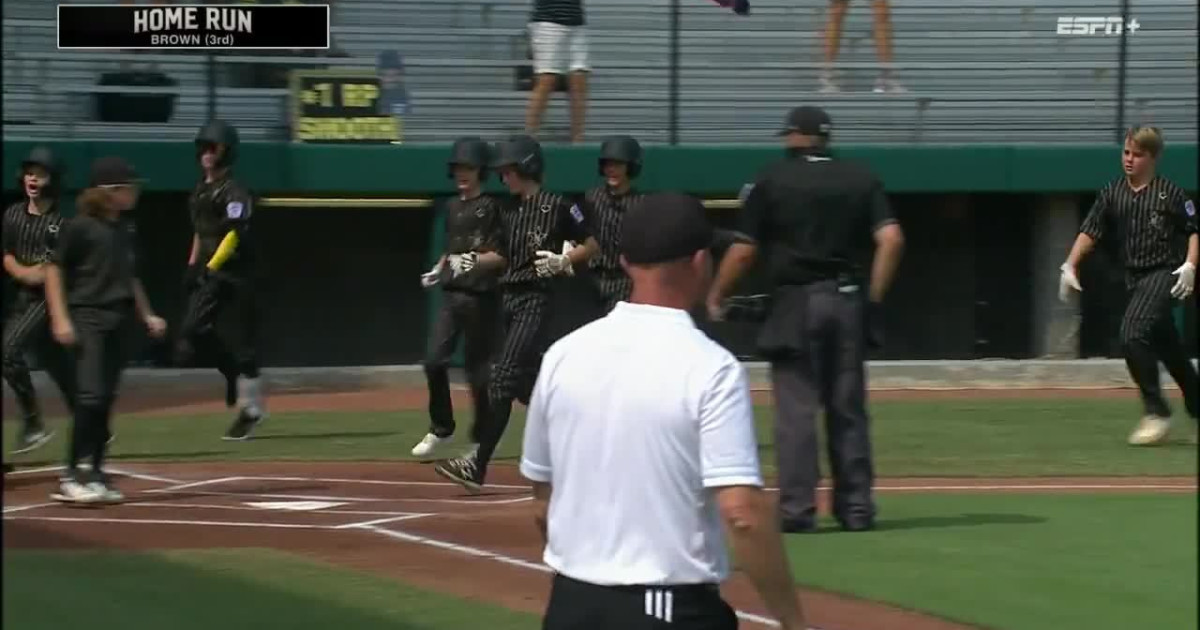 Nolan Brown's two run home run - Little League