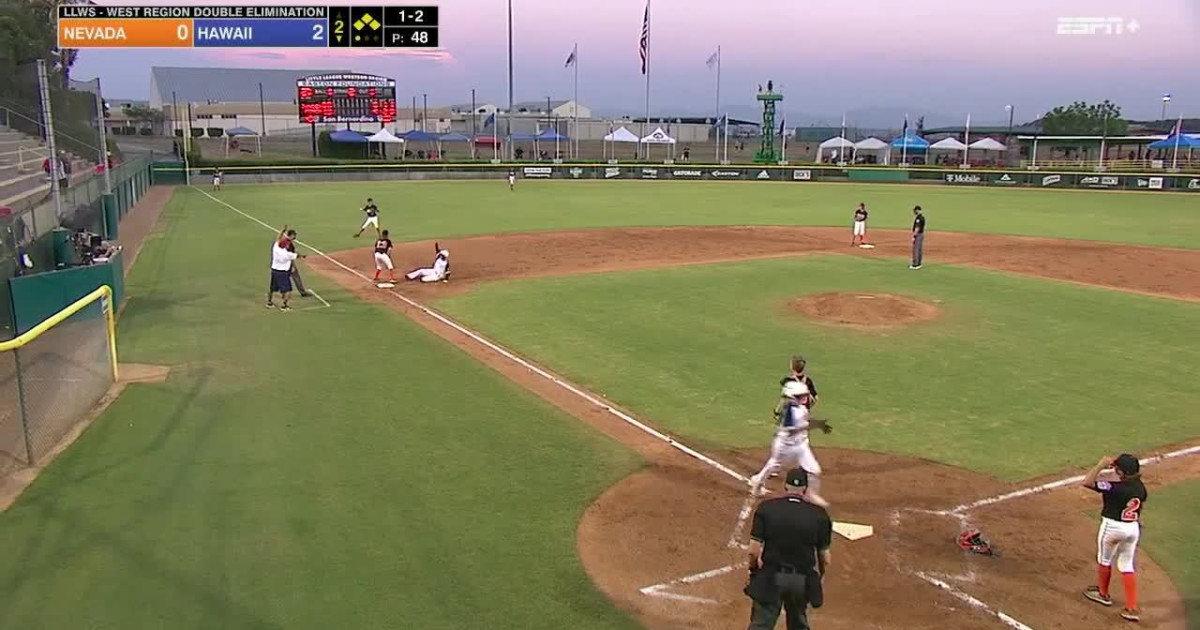 Ryan Keanu's three-run triple - Little League