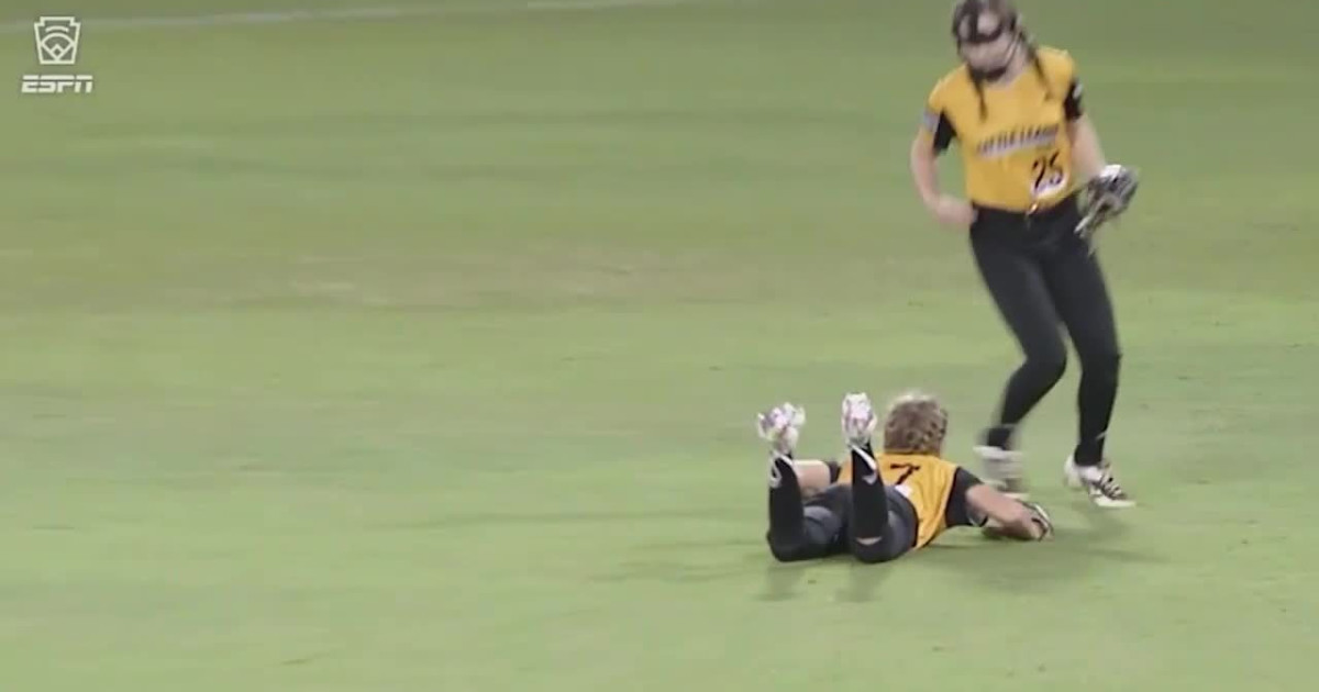 Erika Fiege's diving catch - Little League