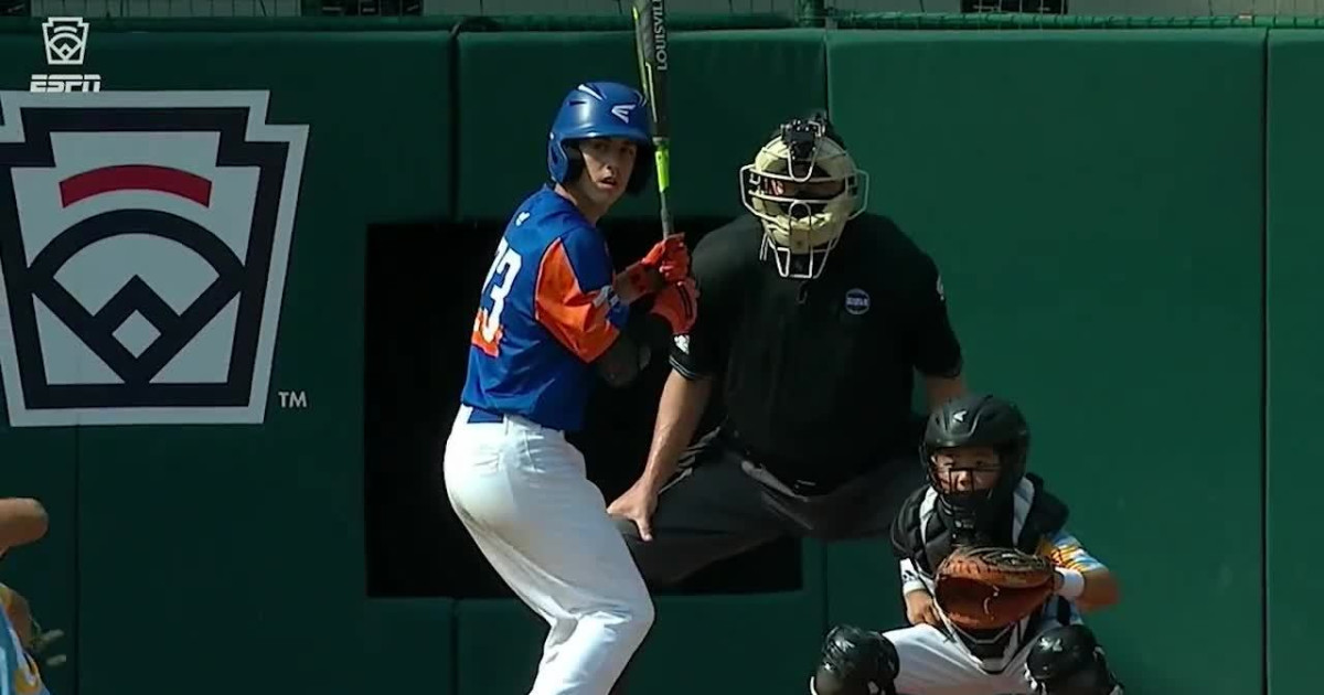 Cameron Thorning's two-run homer - Little League