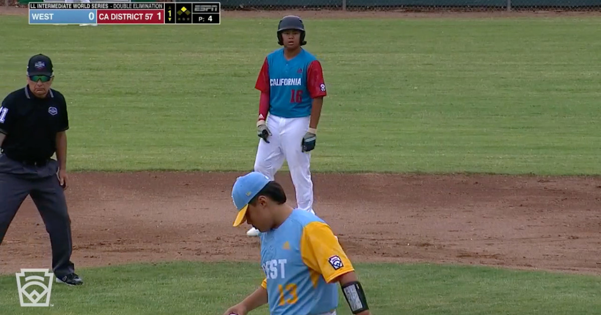 Jacob Quinto rips RBI double - Little League