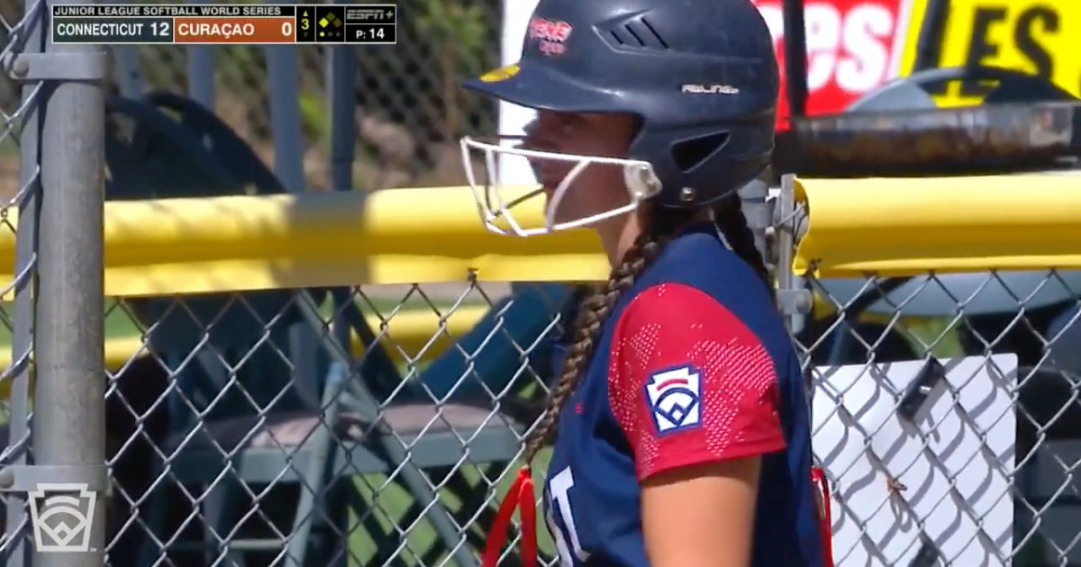 Madyson Bull's two-run triple - Little League