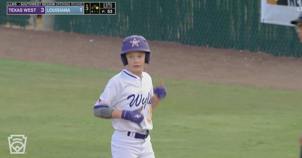 Harrison hits an RBI single - Little League
