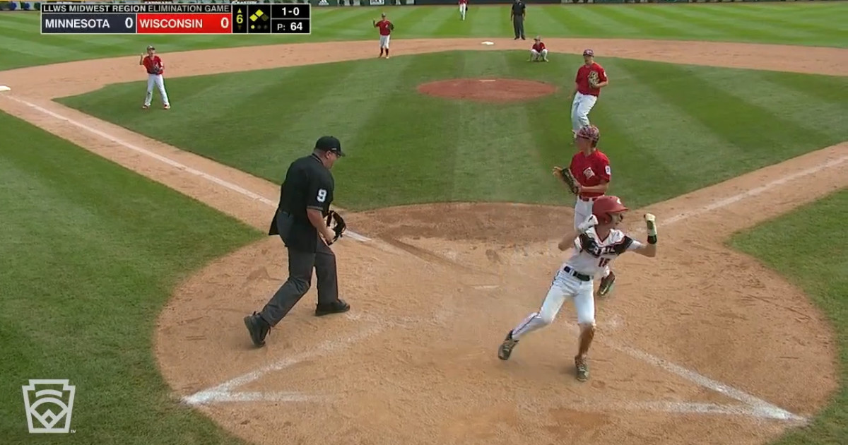 Geraghty slides home - Little League